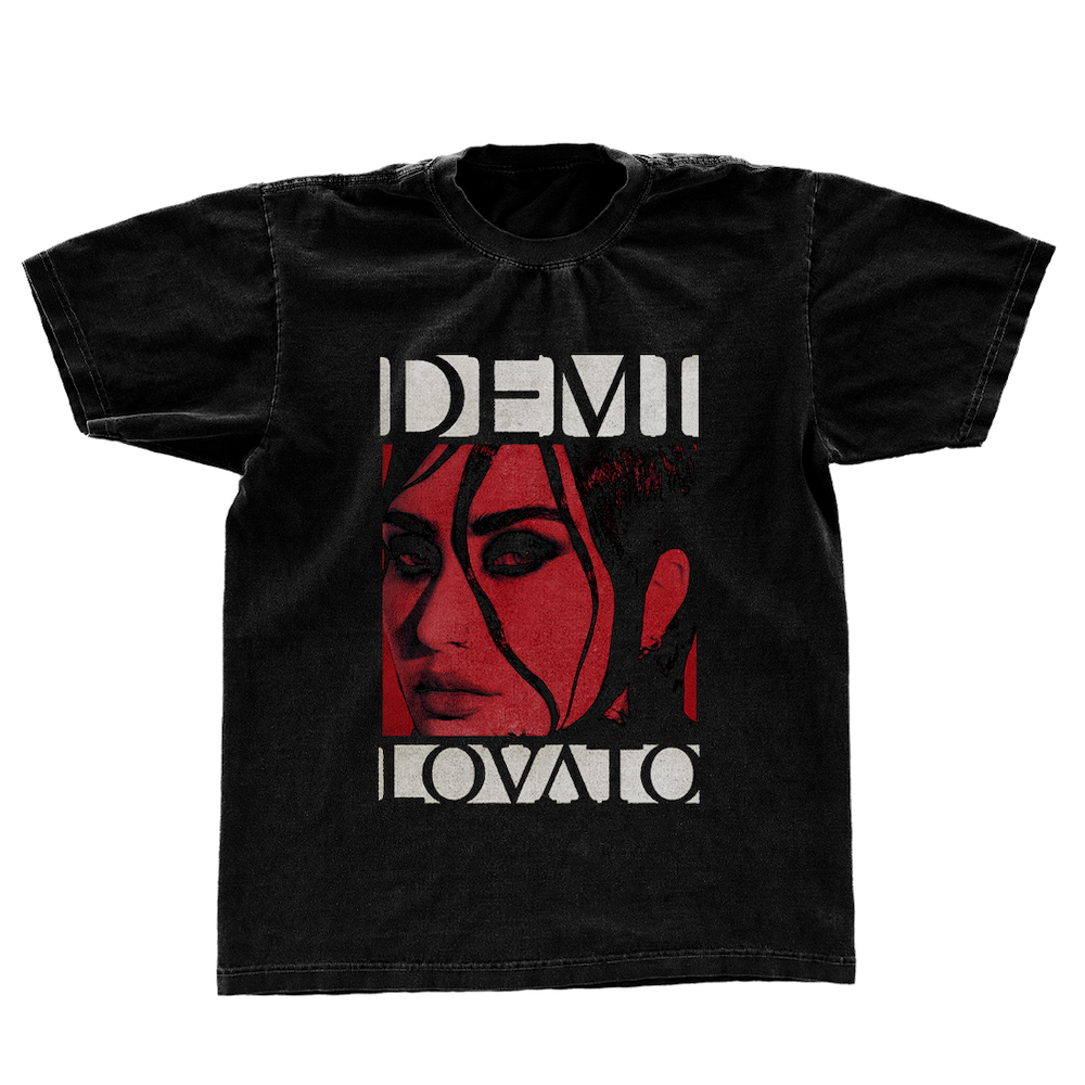 Revamped Black Short-Sleeve T-Shirt - Demi Lovato Official Store